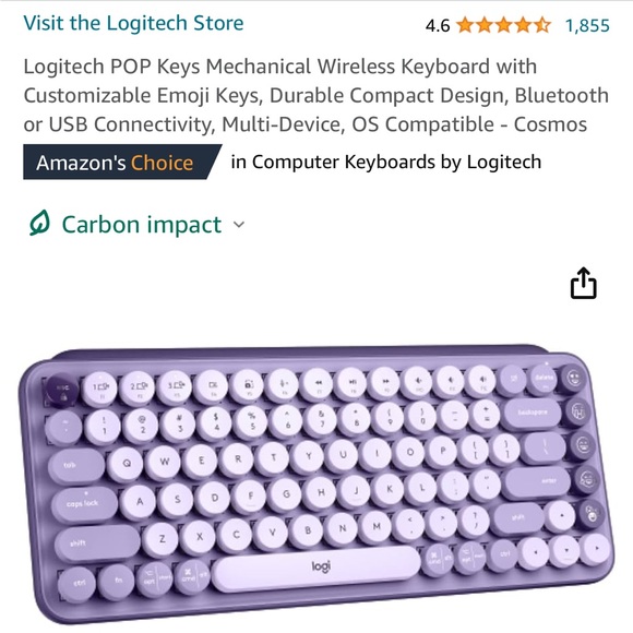 Logitech | Computers, Laptops & Parts | Logitech Pop Keys Keyboard ...